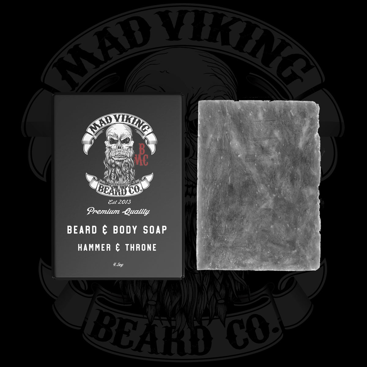 Hammer & Throne Beard & Body Soap - 4.5oz - Smoky Sandalwood, Pine ...