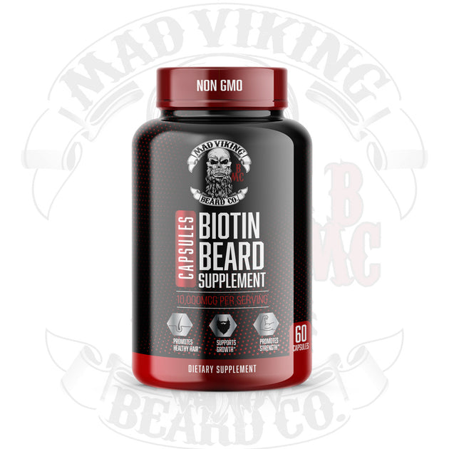 Beard Growth Supplements | Beard Growth Vitamins | Mad Viking