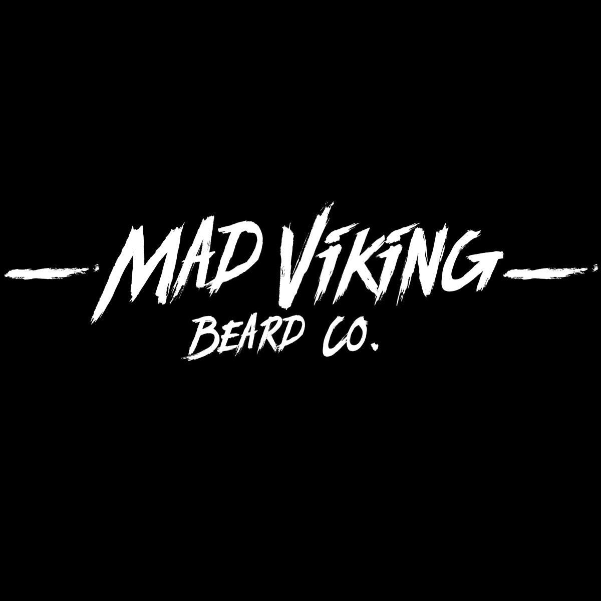 Mad Viking Scratch Logo Vinyl Sticker - 11.5" x 3" - Live By The Axe